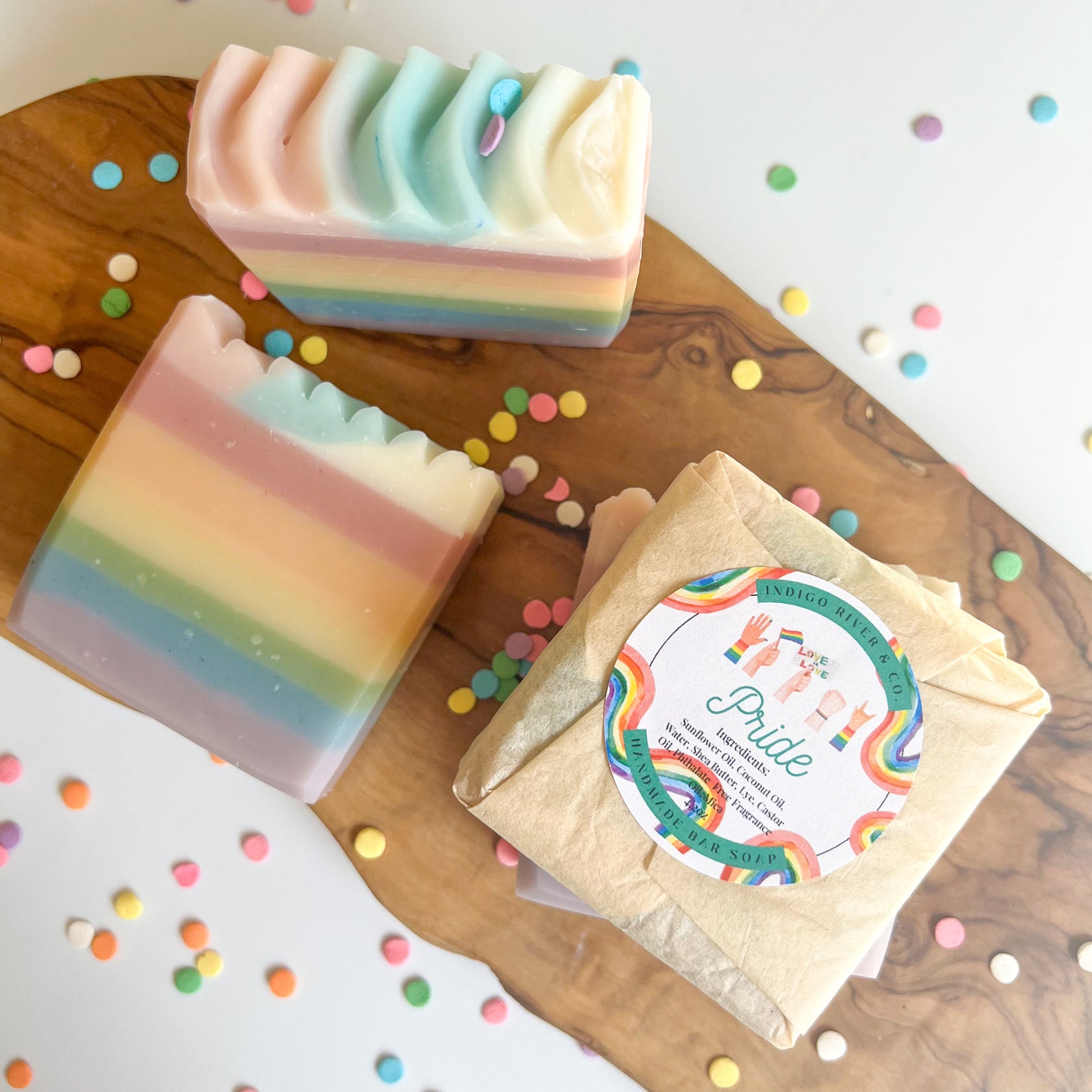 PRIDE Bar Soap | Refreshing, Nourishing, Natural Skincare – Indigo ...