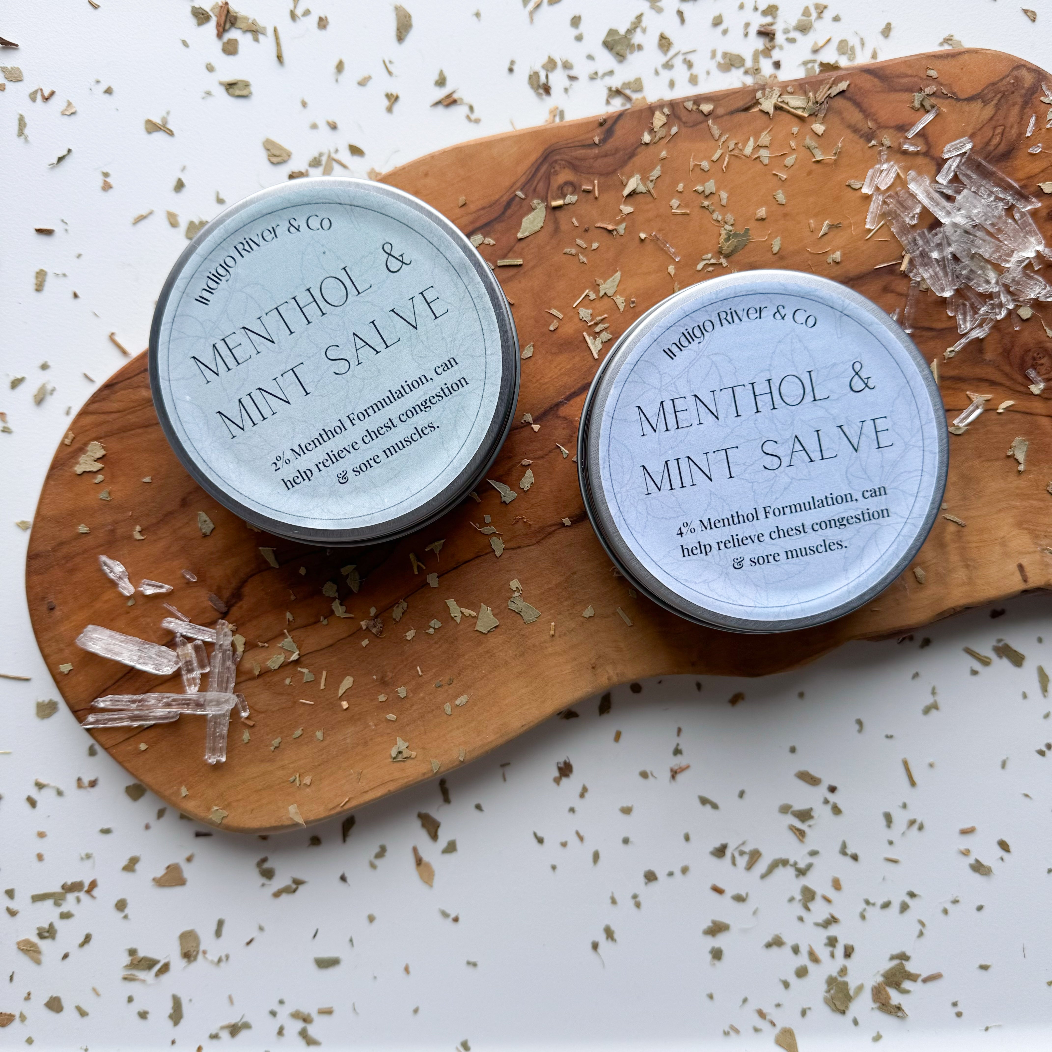 Menthol & Mint Salve [Made in House] – Indigo River & Co.